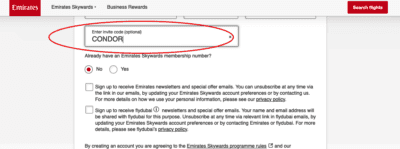 Earn 2,000 free Emirates Skywards Miles when you join the program ...