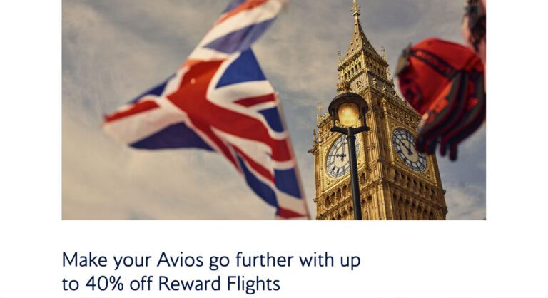British Airways Reward Flight Sale! Save up to 40% on select flights to ...