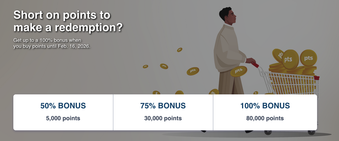 Receive up to a 100% bonus when you buy Air Canada Aeroplan points ...